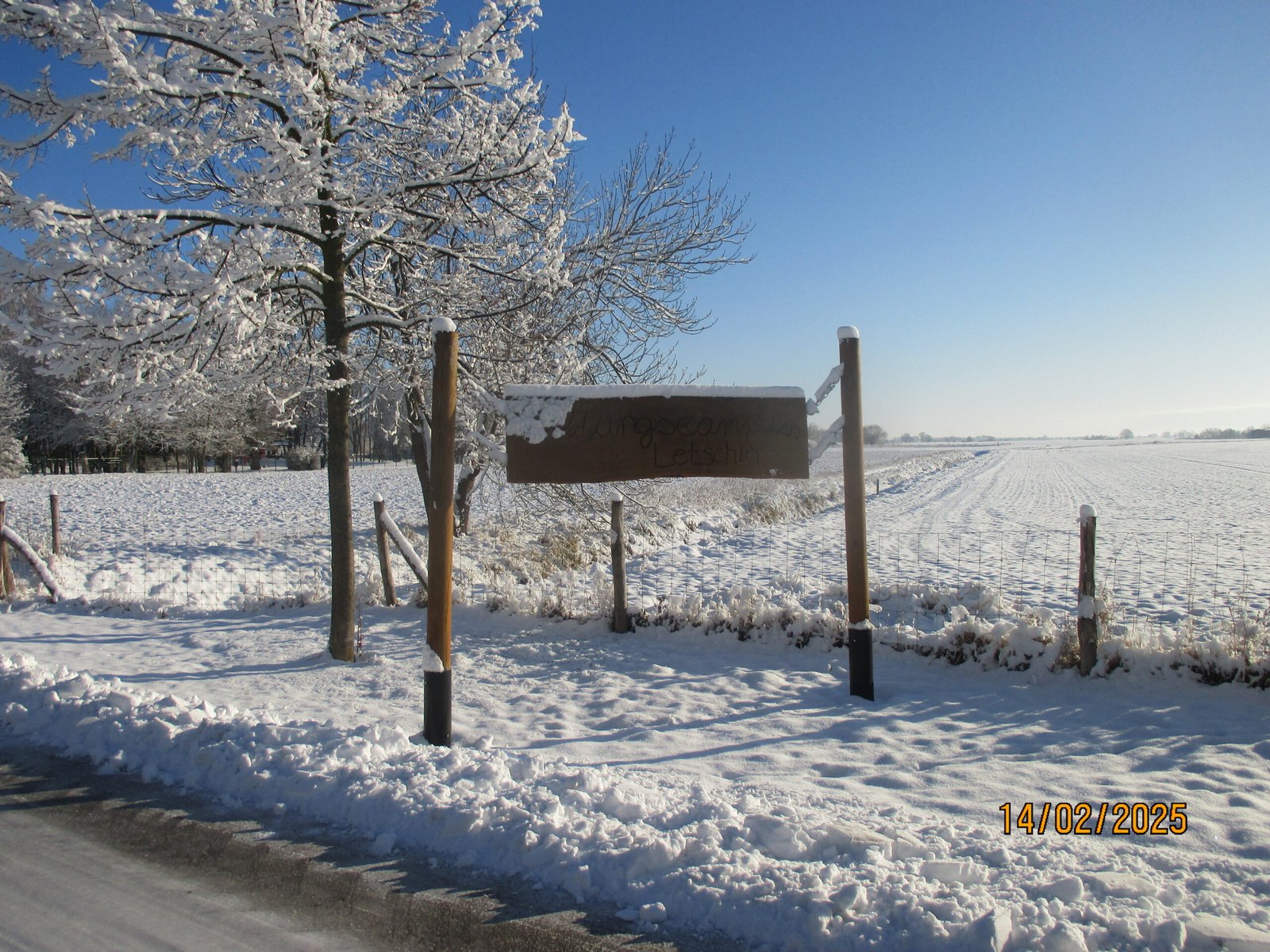Unser Bildungscampus – winterliche Impressionen – Bildungscampus Letschin